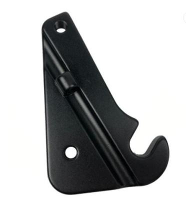 China Anodizing Hot Forging Parts , Black Bike Dropout Hanger 0.02mm Tolerance for sale