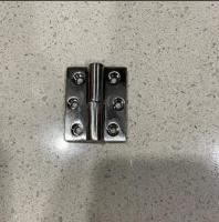 China CNC Chamfered 201 304 Stainless Steel Hinge 45 Degree Precision Casted for sale