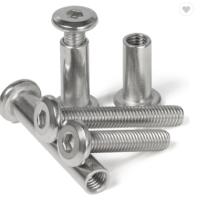 China Male Female Stainless Steel Binding Post Screws Barrels M6 M8 Size for sale