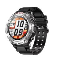 China Rainbuvvy T96 Silver 2-in-1 Smart Watch with Bluetooth Calling, 1.52