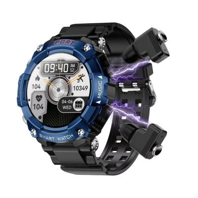 China TWS Smart Watch with Wireless Earbuds 1.52 Inch HD LED Touch Screen 400mAh Battery Bluetooth 5.0 for sale