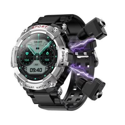 China ATEVIX T96 Smart Watch with Wireless Earbuds 1.52 Inch HD Touch Screen 400mAh Battery IP67 Waterproof for sale