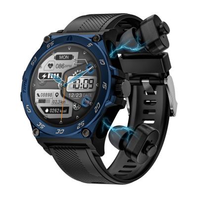 China Lightweight TWS Smart Watch with Earbuds 1.53 IPS Full Touch 400mAh Lithium Polymer Battery for sale