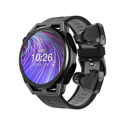 China Fitness TWS Smart Watch with 1.53 Inch Screen and Built-in Earbuds - 300mAh Battery, Bluetooth 5.0, Health Monitoring for sale