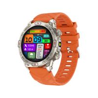China 1.43 Inch AMOLED Smartwatch Bluetooth Call 450mAh Battery Outdoor Fitness Tracker with Compass Flashlight for sale