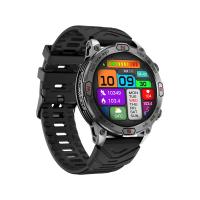 China Round Shape Smart Watch with AI Voice Assistant Bluetooth Call Altitude Pressure Compass and Flashlight Function for sale