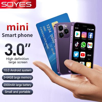China Quad Core 4G Mini Smartphone 3GB RAM 32GB ROM Android 10.0 3 Inch Screen for sale