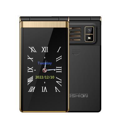 China Dual SIM 2G Flip Phone with Dual Display MTK6261D 2.8 inch Screen LED Flashlight Yeemi M1 for sale