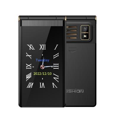 China Yeemi M1 GSM 2G Dual SIM Dual Screen Folding Phone 2.8 Inch MTK Micro USB for sale