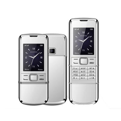 China New Classic 8800 2G GSM Dual SIM Slider Mobile Phone with 2.4-inch Screen and Bluetooth Connectivity for sale