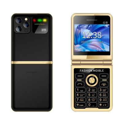 China P20 Foldable 2.4-inch HD Screen Feature Phone with 4 SIM Card Slots and High Capacity Battery for sale