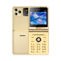 China P20 Foldable Feature Phone with 2.4-inch HD Screen, 4 SIM Slots, LED Flashlight and Bluetooth Connectivity for sale