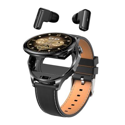 China TWS Built-in Earbuds 1.43 Inch Smart Watch 3 in 1 Wireless Earphones Bluetooth T98 for sale