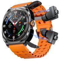 China GT98 Ultra Smartwatch with TWS Headset 1.53 inch AMOLED Display Fitness Tracker Health Monitor 400mAh Battery for sale