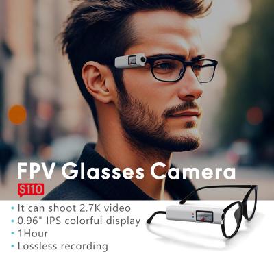 China Wearable FPV Camera with 2.7K Video, 110° Wide Angle Lens, WiFi App Control and 250mAH Battery for sale