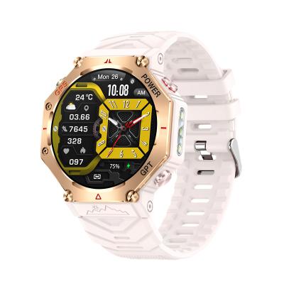 China KC91 GPS Smart Watch with 1.39 Inch Screen, 530mAh Battery, 107 Sports Modes and AI Voice Assistant for sale