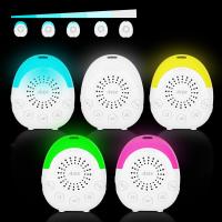 China Child Lock White Noise Machine with 30 Soothing Sounds and 5-Color Night Light - 82mm Compact Design with 60/90 Minute Timer for sale