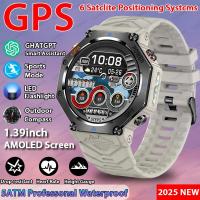 China ChatGPT AI assistant GPS 5ATM Waterproof Dual-band GNSS Compass Sport Smartwatch for sale
