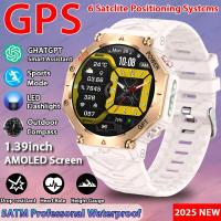 China 2025 ChatGPT AI assistant GPS Smart Watch 5ATM Waterproof Dual-band GNSS Compass  Sport for sale