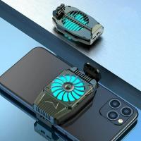 China H15 Mobile Phone Game Cooler with Built-in Battery 5V 1-2A Air Cooling Fan for 4-6.7 inch Phones for sale