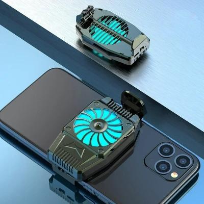 China H15 Mobile Phone Game Cooler with Built-in Battery 5V 1-2A Air Cooling Fan for 4-6.7 inch Phones for sale