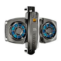 China K4 Semiconductor Phone Cooler with Temperature Display Dual Fans 5V2A 68-88mm for sale