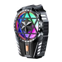 China X112 Phone Cooling Fan 300mAh Rechargeable RGB Light 3 Speed Adjustable Game Cooler for sale