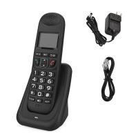 China D1003 Wireless Desk Phone with 3-Line LCD Display - 1.8/1.9GHz Frequency, 10Hrs Talk Time for Office & Hotel Use for sale