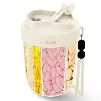 China 7-Compartment Portable Pill Organizer with BPA-Free Food-Safe Plastic - 1 Piece in Multiple Colors for sale