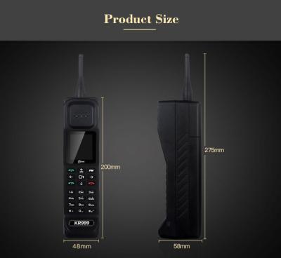 China 4G Dual SIM Big Bar Keyboard Phone 4000mAh Loud Speaker FM Radio MP3 KR999 for sale