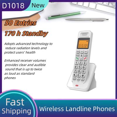 China D1018 Enhanced Receiver Volume Telephone for Elderly Users with Low-Radiation Technology and 21cm Height for sale