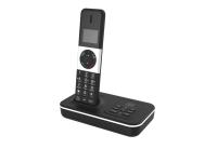 China D1002B Cordless Phone System with 5-Device Expandable Capacity, 3-Line High Contrast Display and 50-Number Memory for sale