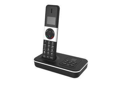 China D1002B Cordless Phone System with 5-Device Expandable Capacity, 3-Line High Contrast Display and 50-Number Memory for sale