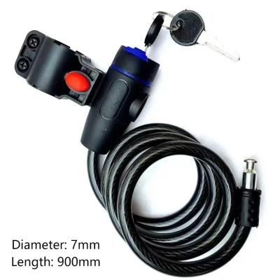 China Smart Home Furnishing Motorcycle Lock with Steel Rope Cable and Advanced Anti-Theft Technology for Motorcycles, Bicycles, and Electric Vehicles for sale