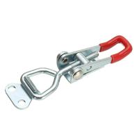 China Metal Anti-Theft Door Buckle 90x27mm with 100kg Holding Force - Galvanized Iron Security Lock for Doors Windows Bathrooms for sale