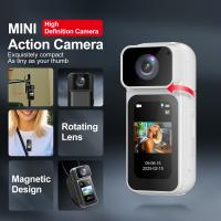 China 2.7K 1080P HD Mini Camera with WiFi, 350mAh Battery and Magnetic Mount for Action Recording for sale