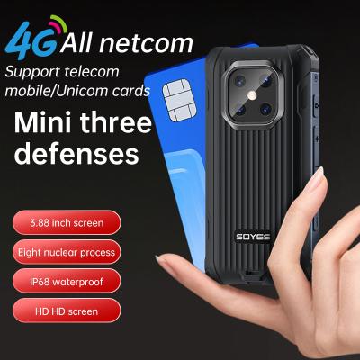 China IP68 Mini Waterproof Rugged Smartphone 3.88 Inch Android 12 6GB RAM 128GB ROM 3000mAh for sale