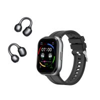 China D12 Smart Watch with TWS 2 in 1 Bluetooth Call Headset Sport Fitness Tracker 1.3 Inch for sale