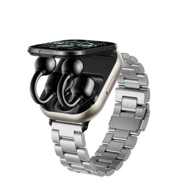 China TWS 2-in-1 Bluetooth Smartwatch with Wireless Earbuds 1.43 inch AMOLED Fitness Tracker for sale