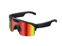 China AI Smart Glasses combining ABS PC frame material dual microphones and Bluetooth V53 technology for sale