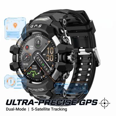 China GPS Sports Smart Watch Offline Map 2GB 10ATM Waterproof Compass 1.43