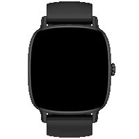 China Healthy Smart Watch Featuring BT 5.2 300mAh Rubber Wristband for Comfortable Fit P122 for sale