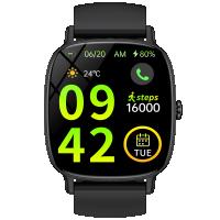 China Healthy Smart Watch Featuring BT 5.2 300mAh Rubber Wristband for Comfortable Fit P122 for sale