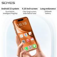 China XS19MAX mini 4G smartphone octa-core dual SIM Android 15 Bluetooth 5.0 WiFi Type-C 4.18 inches 2900mAh for sale