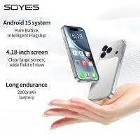 China XS19MAX mini 4G smartphone octa-core dual SIM Android 15 Bluetooth 5.0 WiFi Type-C 4.18 inches 2900mAh for sale