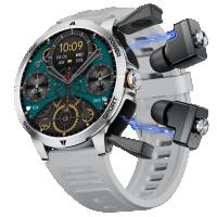 China 2 In 1 Smart Watch Featuring Explosion Proof Scratch Resistant Glass and Physical Button for Operation and Protection for sale