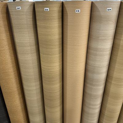 China 0.35mm Thick Self Adhesive PVC Film with Wood Grain Surface Finish for sale