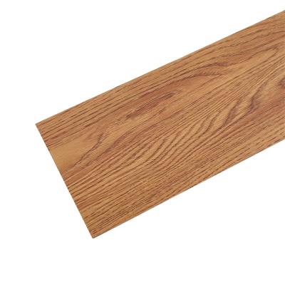 China 1.5mm Thickness 152.4*914.4mm Size Wear-Resistant Self Adhesive Furniture Film Wood Grain Vinyl Flooring for Home Office for sale