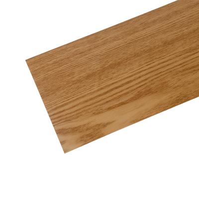 China Fireproof Wood Design Vinyl Floor Stickers with 152.4*914.4mm Size for Indoor Use for sale