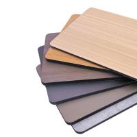 China Waterproof Soundproof PVC Wall Panel 1220*2440*5mm Woodgrain Vinyl Film for Modern Decoration for sale